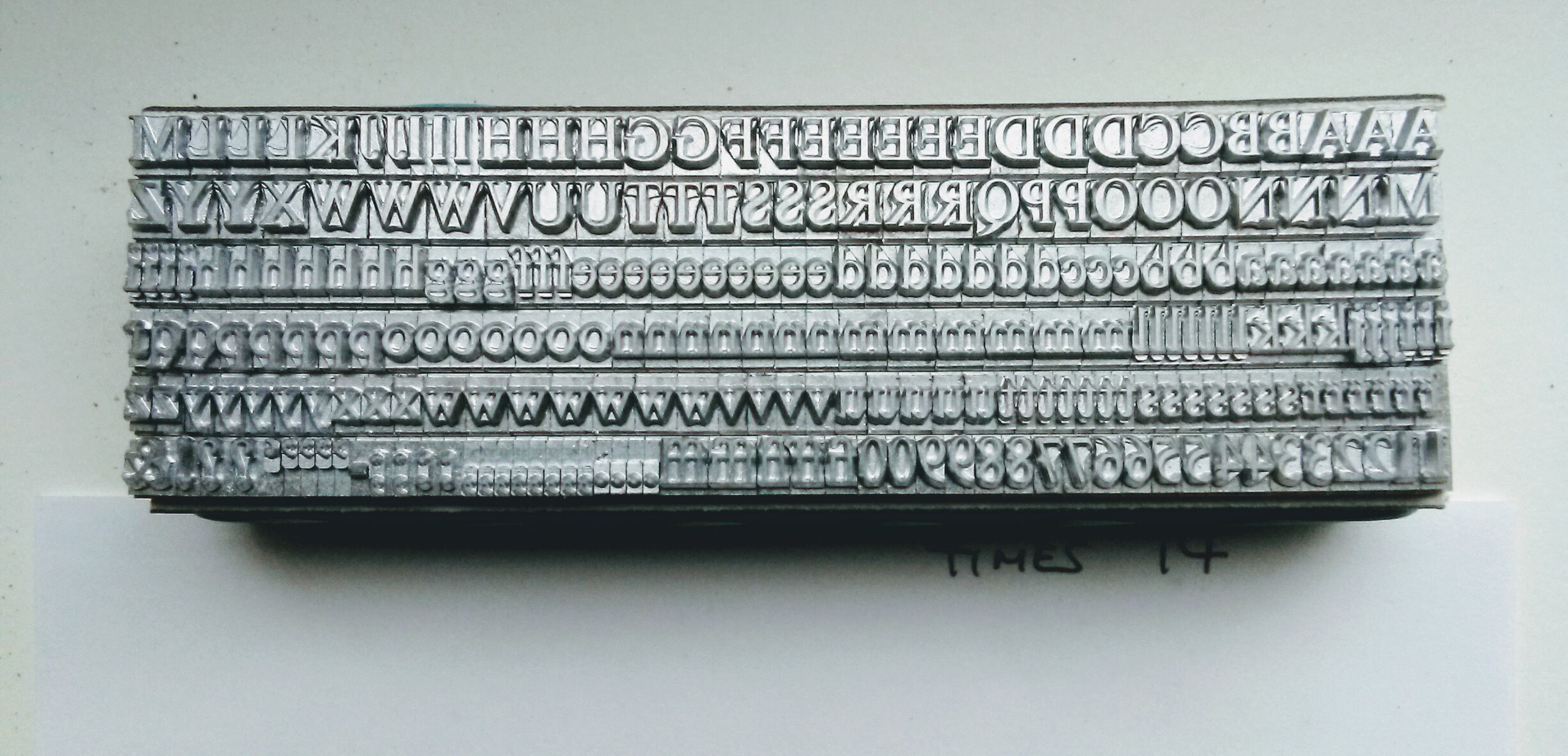 14 Point Times New Roman 3A Letterpress Metal Printing Type - Etsy