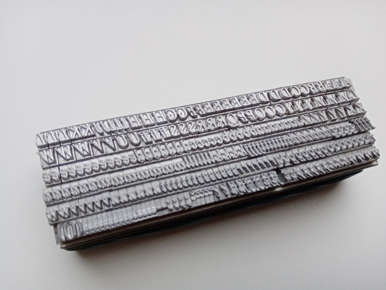 14 Point TIMES ITALIC 3A Letterpress Metal Printing Type - Etsy