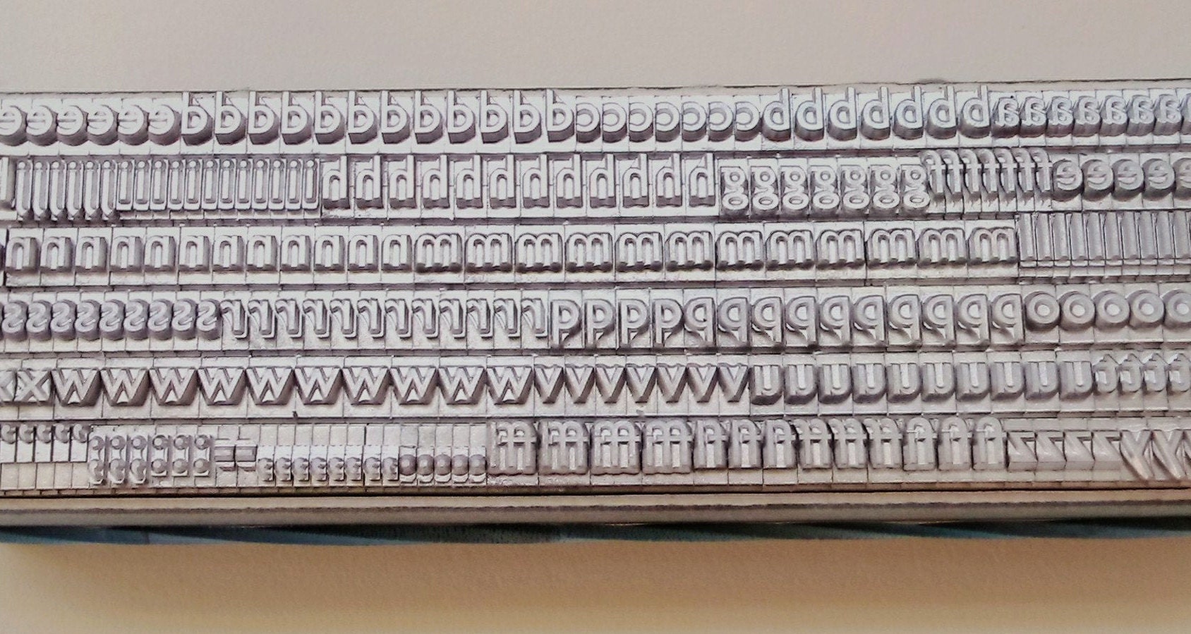 14 Point GILL SANS LOWERCASE Letterpress Metal Printing Type - Etsy