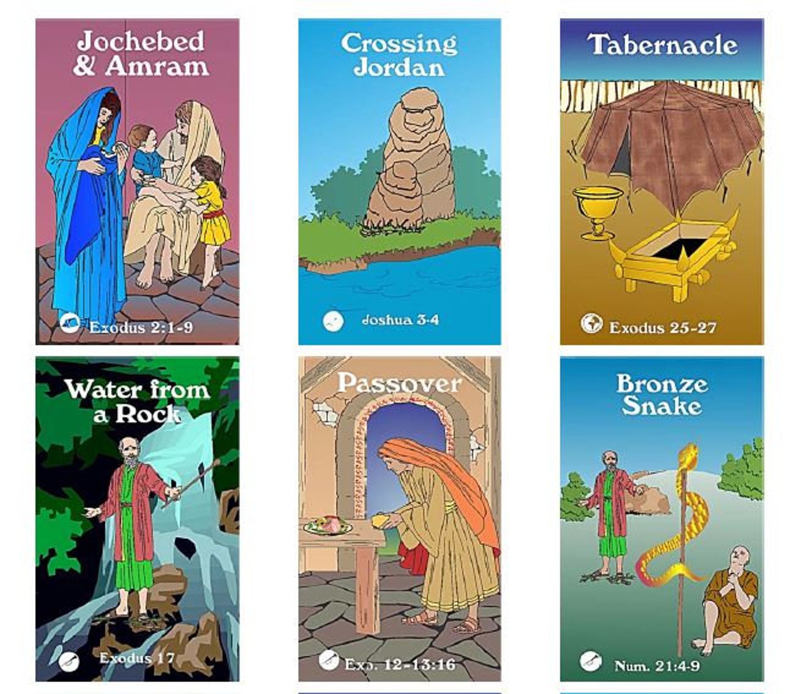 Moses / Exodus Bingo Game - Printable Download - Etsy