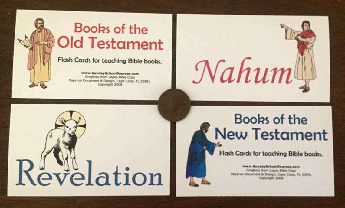 Books of the Bible Memory Card Game Printable - Etsy