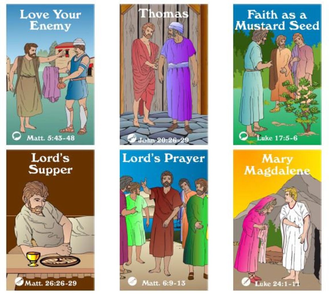 Life of Christ Bingo & Memory Game - Printable Download - Etsy