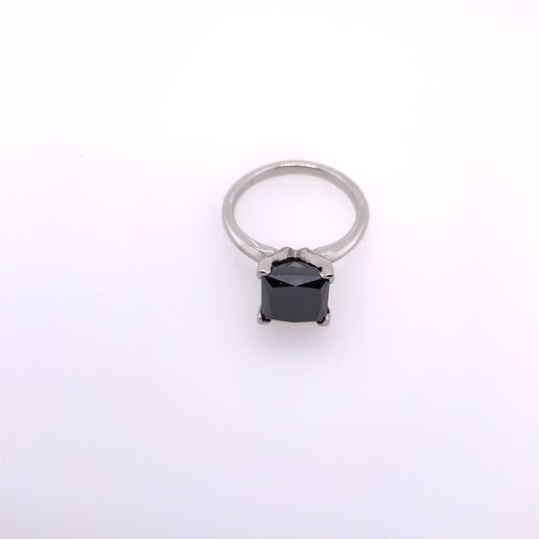 Black Square Ring - Etsy