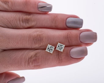 Square Princess Cut - Etsy