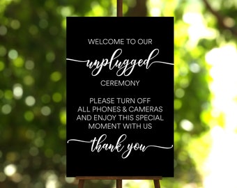 Acrylic Wedding Ceremony Sign - Etsy