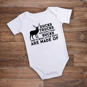 Baby Boy Bodysuit Future Hunter Little Deer Hunter Hunting Baby Gift ...