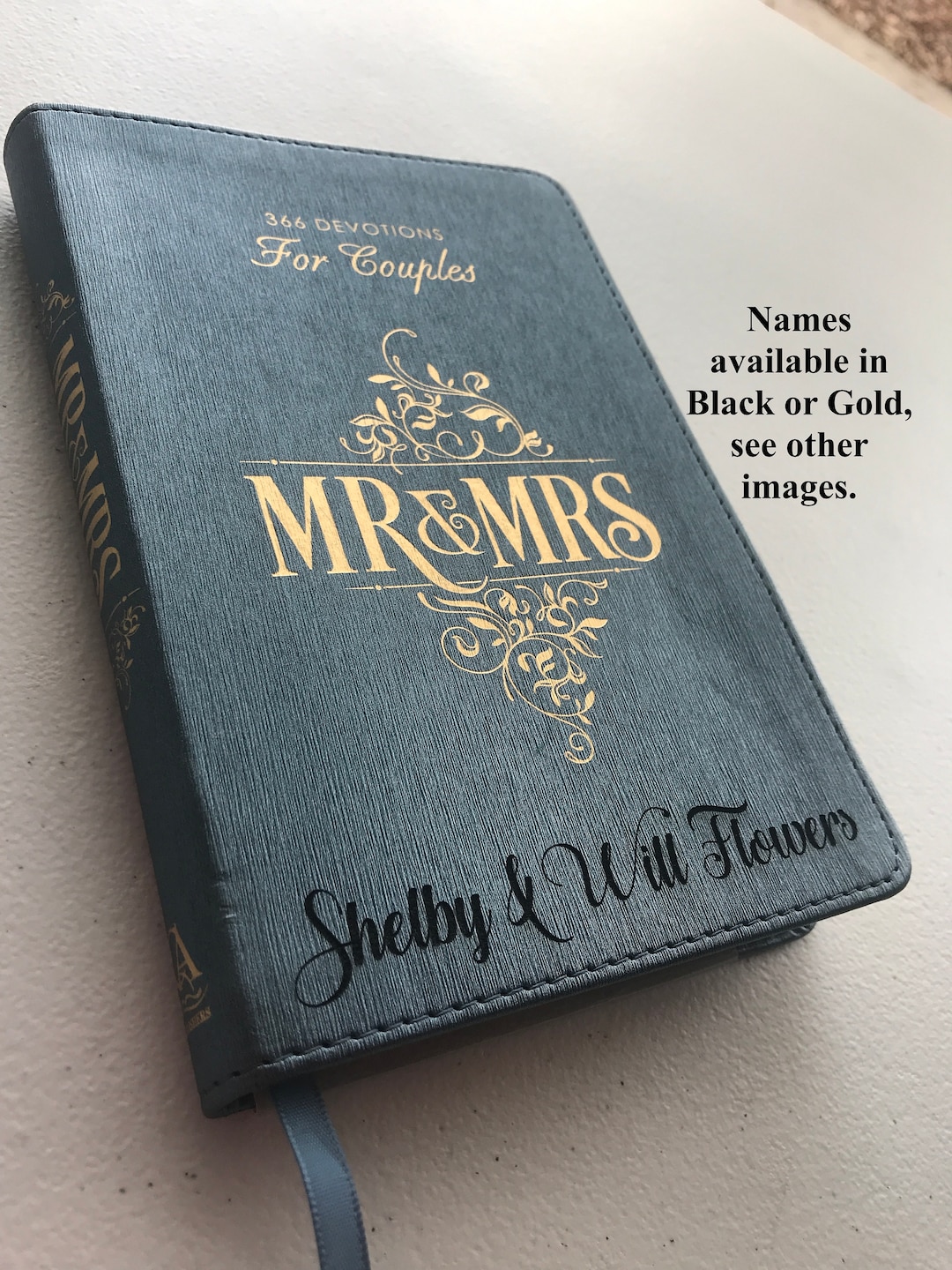 Engraved Devotional - Wedding Shower Gift - Wedding Gift - Gift for ...