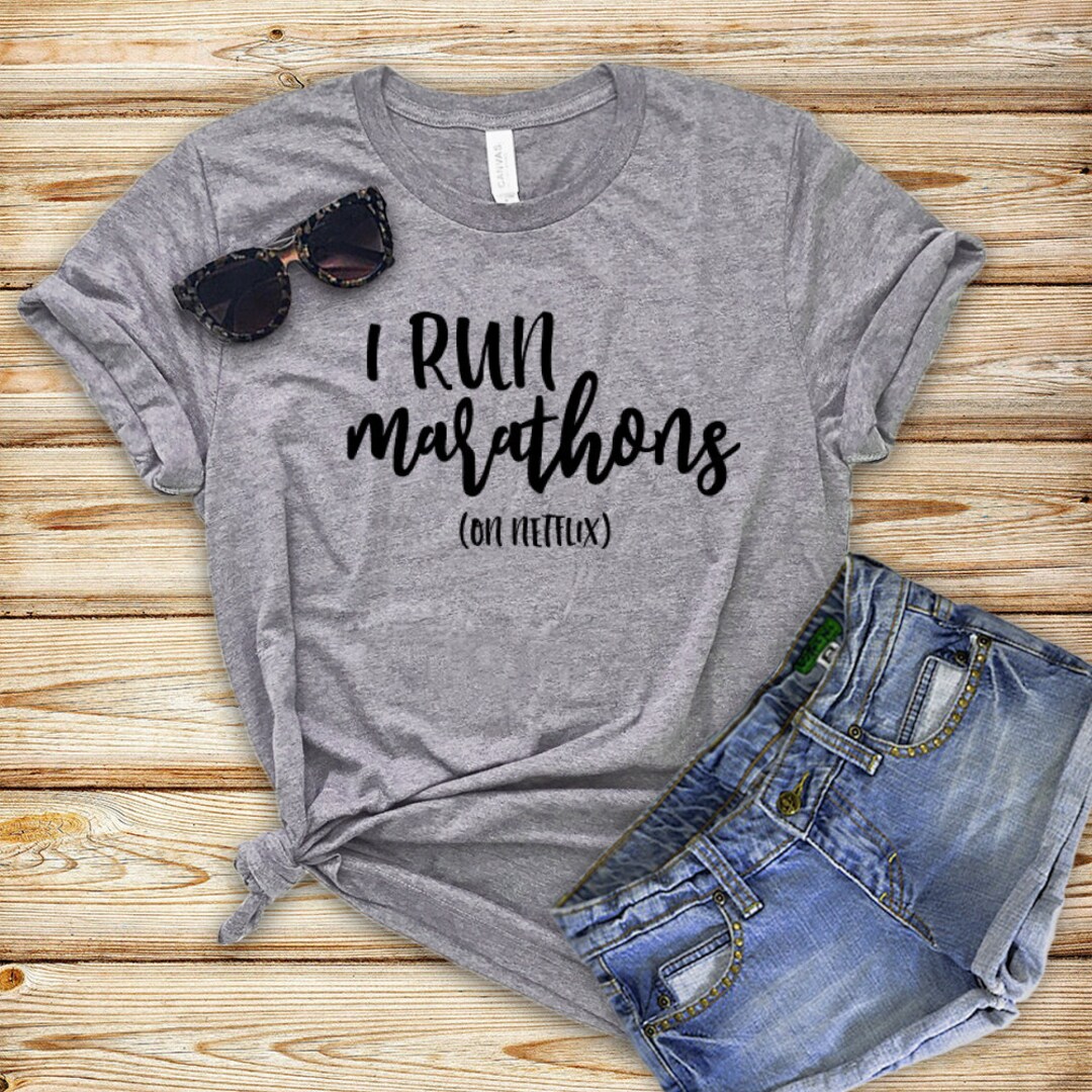 I Run Marathons Shirt Funny T-shirt Workout Shirt - Etsy