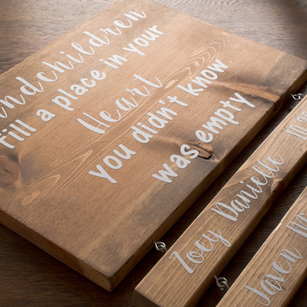 Metal Sign for Grandkids - Etsy