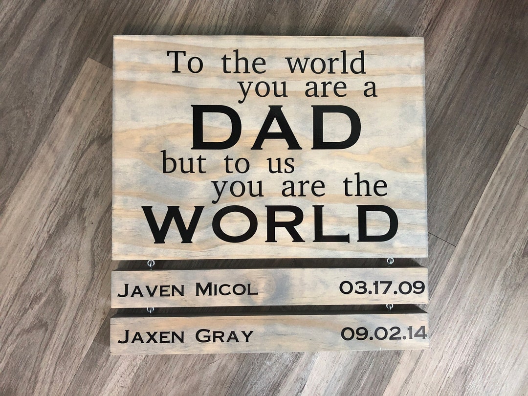 Dad Sign Dad Gift Ideas Fathers Day Gift Christmas Gift for Dad Gift ...