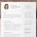 2023 Clean Resume Template With Photo for Microsoft Word & Pages mac ...