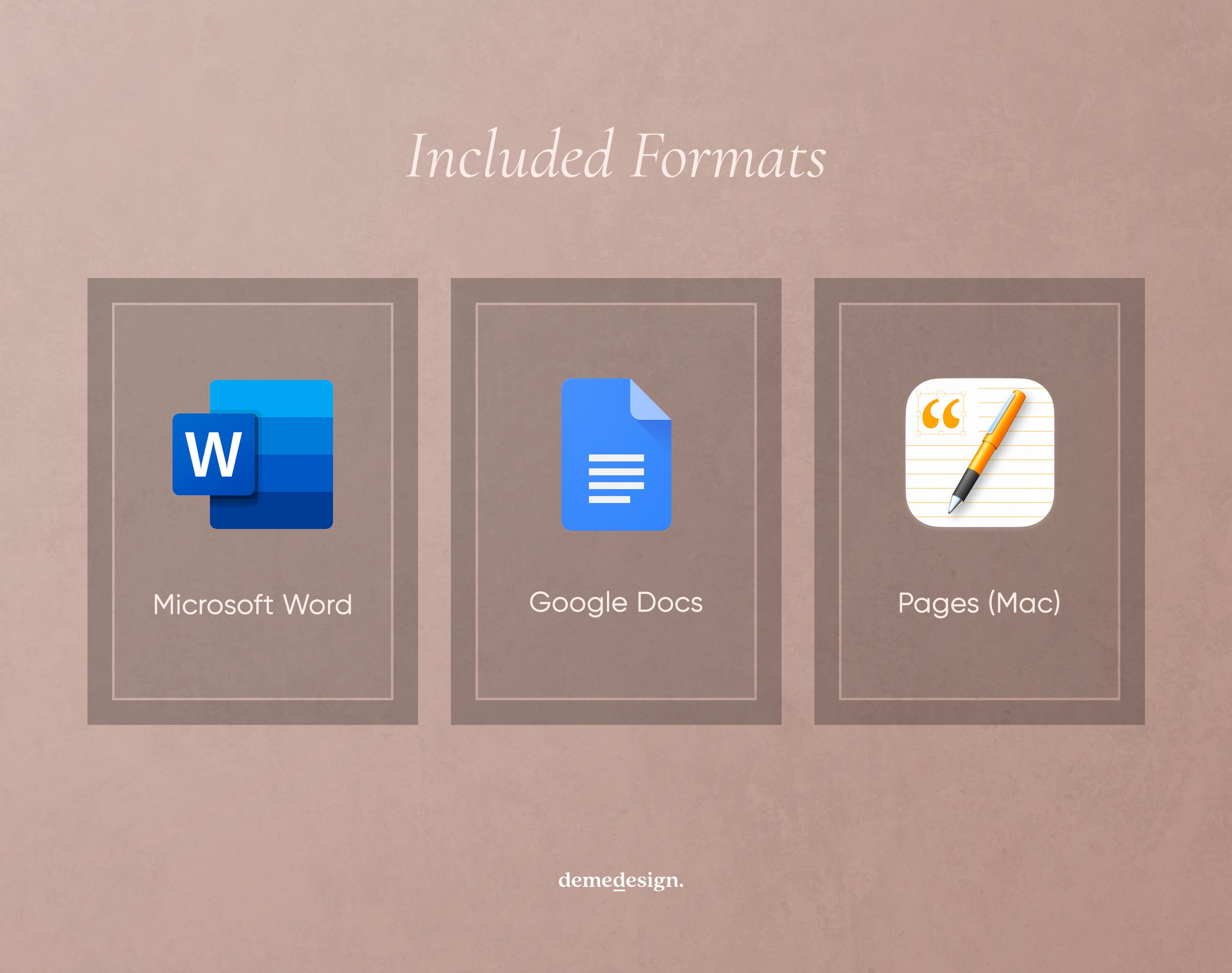 Resume Template For GOOGLE DOCS Resume Template Cover Etsy Canada