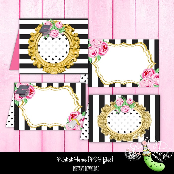 Kate Spade Tent Card - Etsy