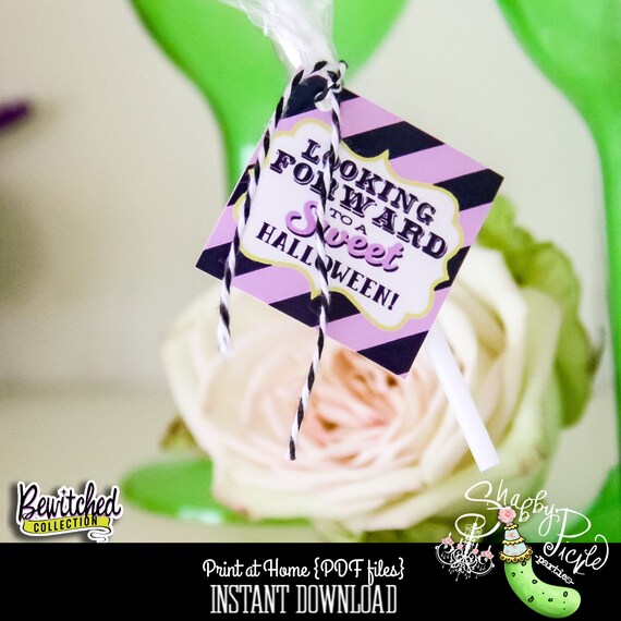 Bewitched-Sweet Halloween Tags-Printable-Party-Parties-Halloween Party ...