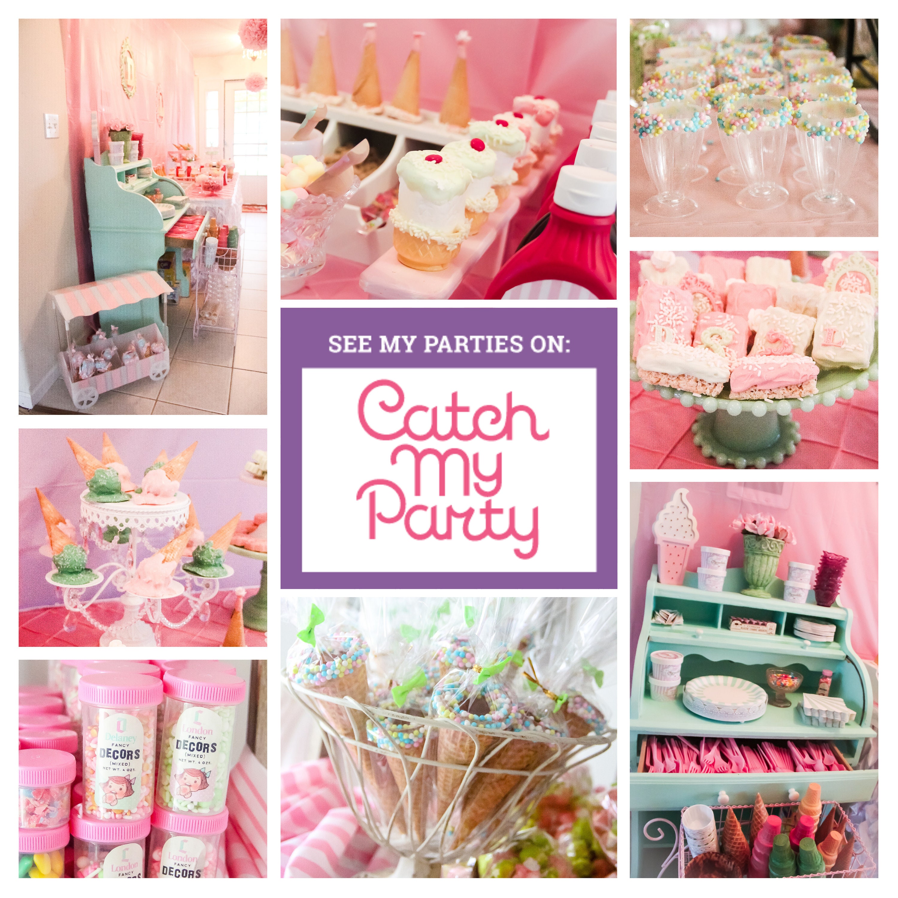 Heres the Scoop-birthday-full Party Printable-we Customize-ice - Etsy