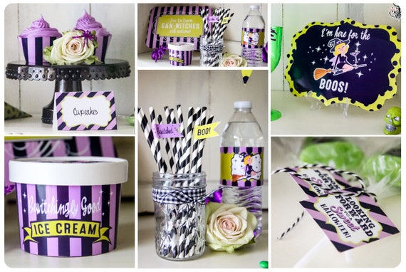 Bewitched-{Mini} Halloween Party Printable-EDITABLE-PeRsOnAliZe!-Kids ...