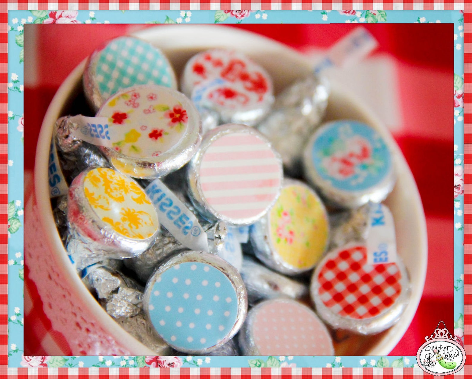 Vintage Bbq-candy Kisses Labels-party - Etsy