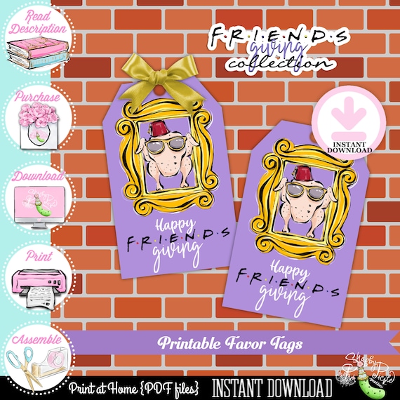 Friendsgiving-Favor Tags-Friends Thanksgiving-Printable-Friends Giving ...