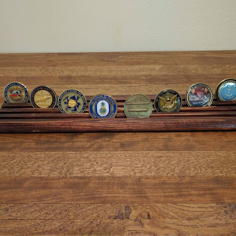 Challenge Coin Display - Etsy