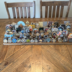 Huge! 30 Inch Triple Decker Challenge Coin Display Holds 150-175 Coins ...