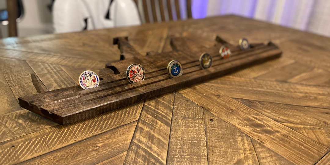 MCM Challenge Coin Holder - Etsy