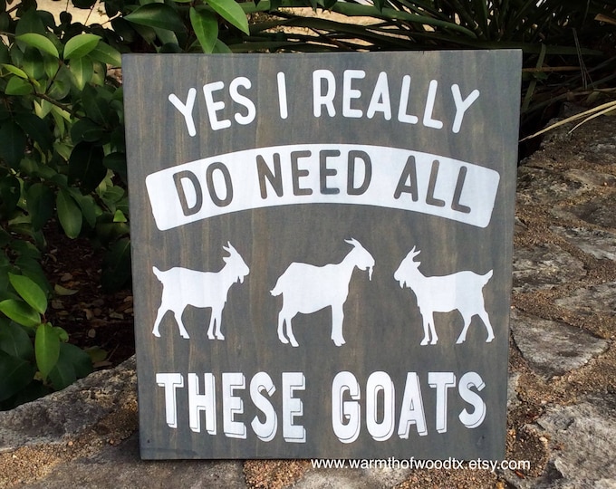 Goat Gifts, Country Decor, Ranch Signs, Goat Wood Sign, Stock Show ...