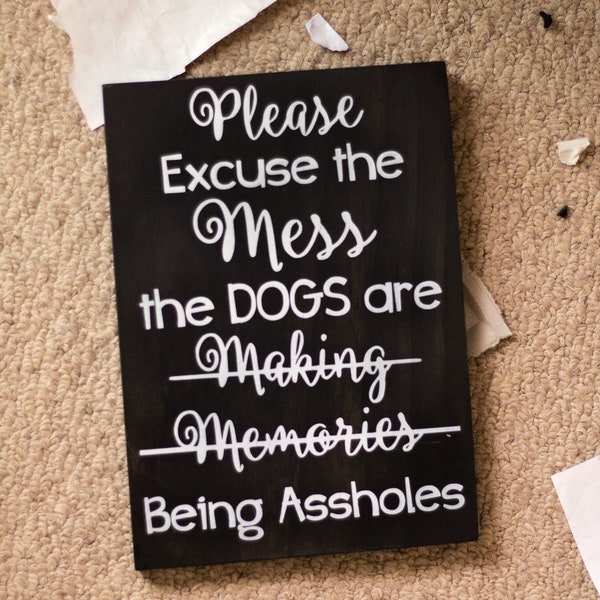 Funny Dog Signs - Etsy