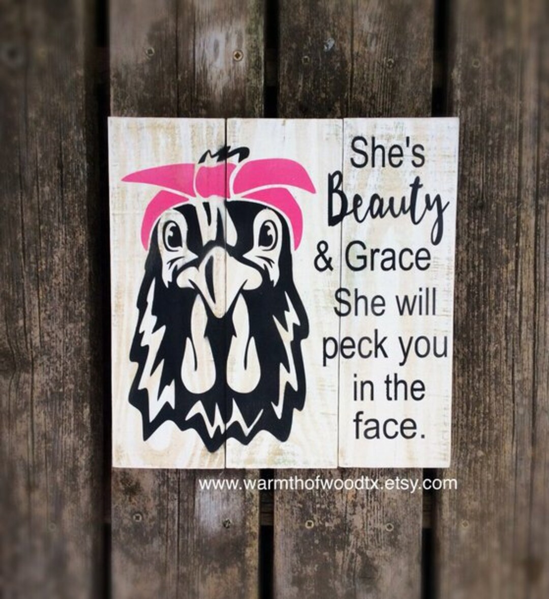 Chicken Sign Chicken Coop Chicken Decor Funny T T Etsy