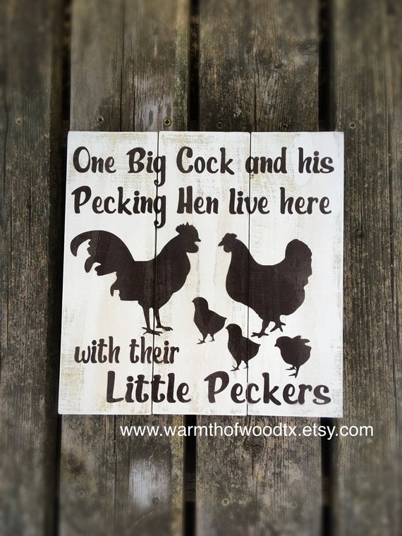 Rooster Hen Chicks Chicken Coop Signs Funny Chicken Signs Etsy