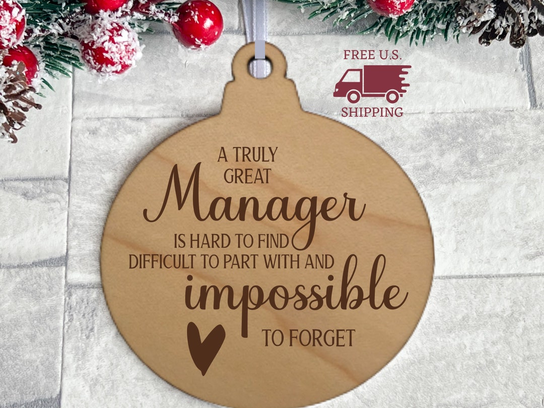 Christmas Gift for Manager Manager Gift for Women Retirement - Etsy