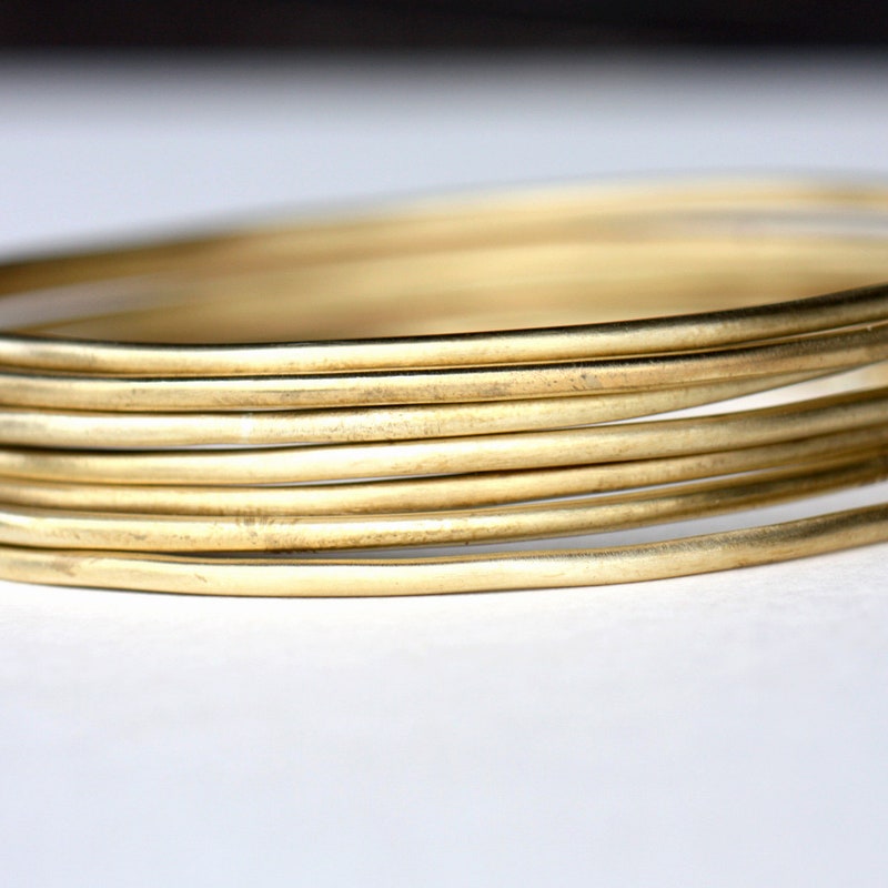 Antike messing armreif - Etsy.de