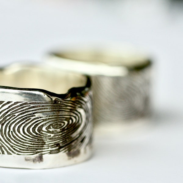 Fingerprint Ring - Etsy