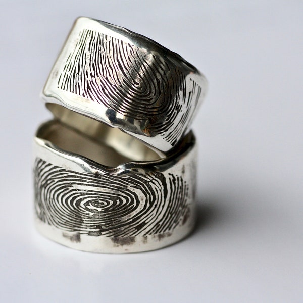 Fingerprint Ring - Etsy