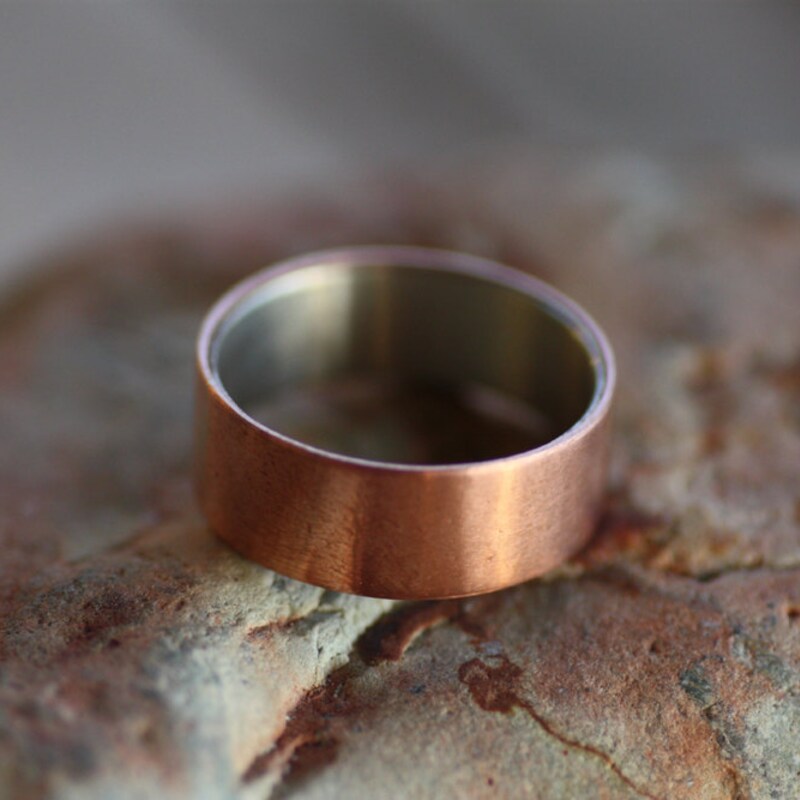 Mens Copper Ring - Etsy