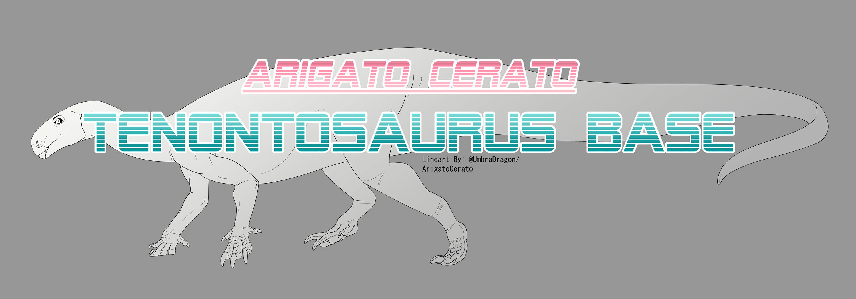 Tenontosaurus Adopt/character Base - Etsy