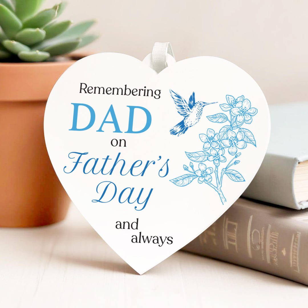 Remembering Dad on Fathers Day - Personalised in Loving Memory Dad ...