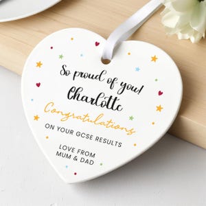 GCSE Gifts - Proud of You - Personalised GCSE Well Done ...