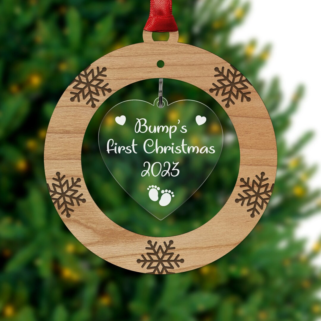 Mummy to Be Christmas Gifts Bumps First Christmas Decoration Ornament ...