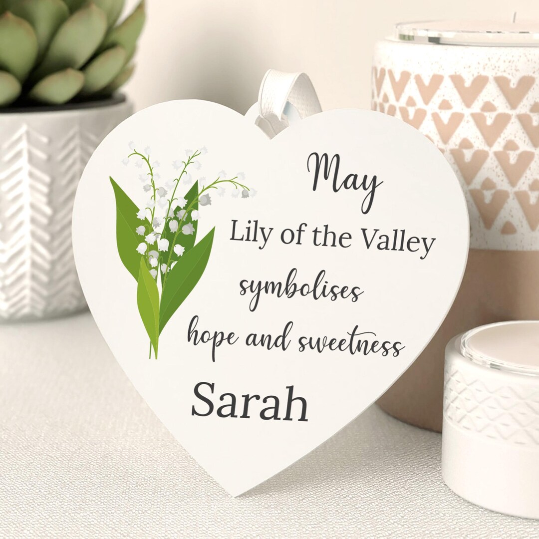 May Birthday Gifts, May Birth Flower, Lily of the Valley Birth Flower ...