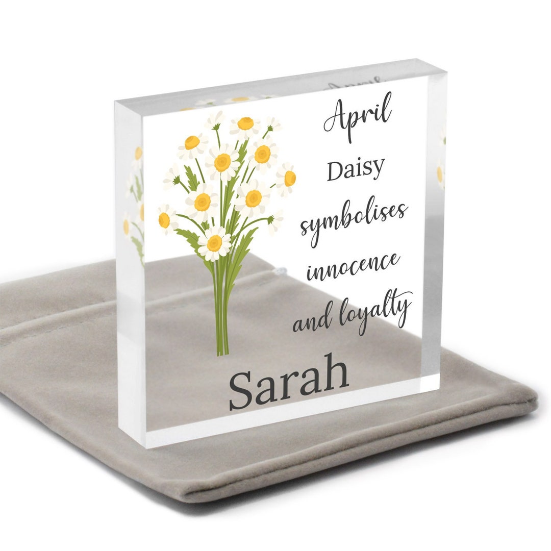 April Birthday Gifts, April Birth Flower, Daisy Birth Flower, Birthday ...