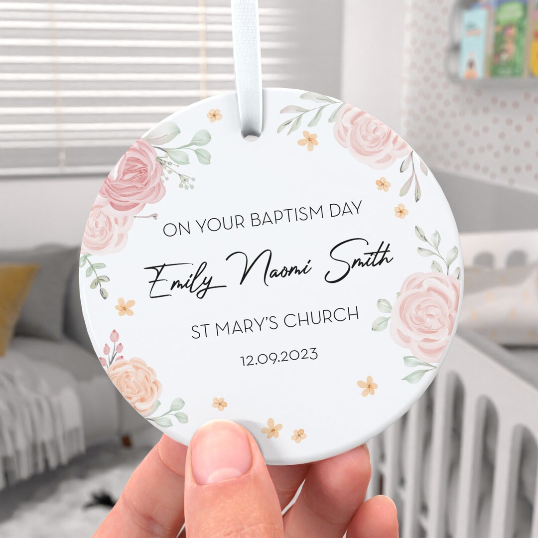 Personalised Baptism Gift for Girls, Baptism Gifts, Baptism Keepsake ...