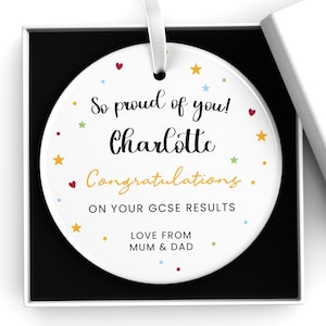 GCSE Gifts - Proud of You - Personalised GCSE Well Done ...