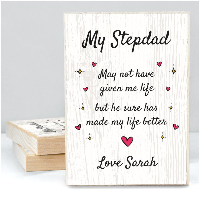 Step Dad Print Gifts for Stepdad Personalised Step Dad | Etsy UK