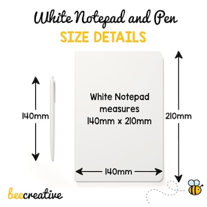 Custom A5 Monogram Initial Notebook White Lined Notebook Monogram Gift ...