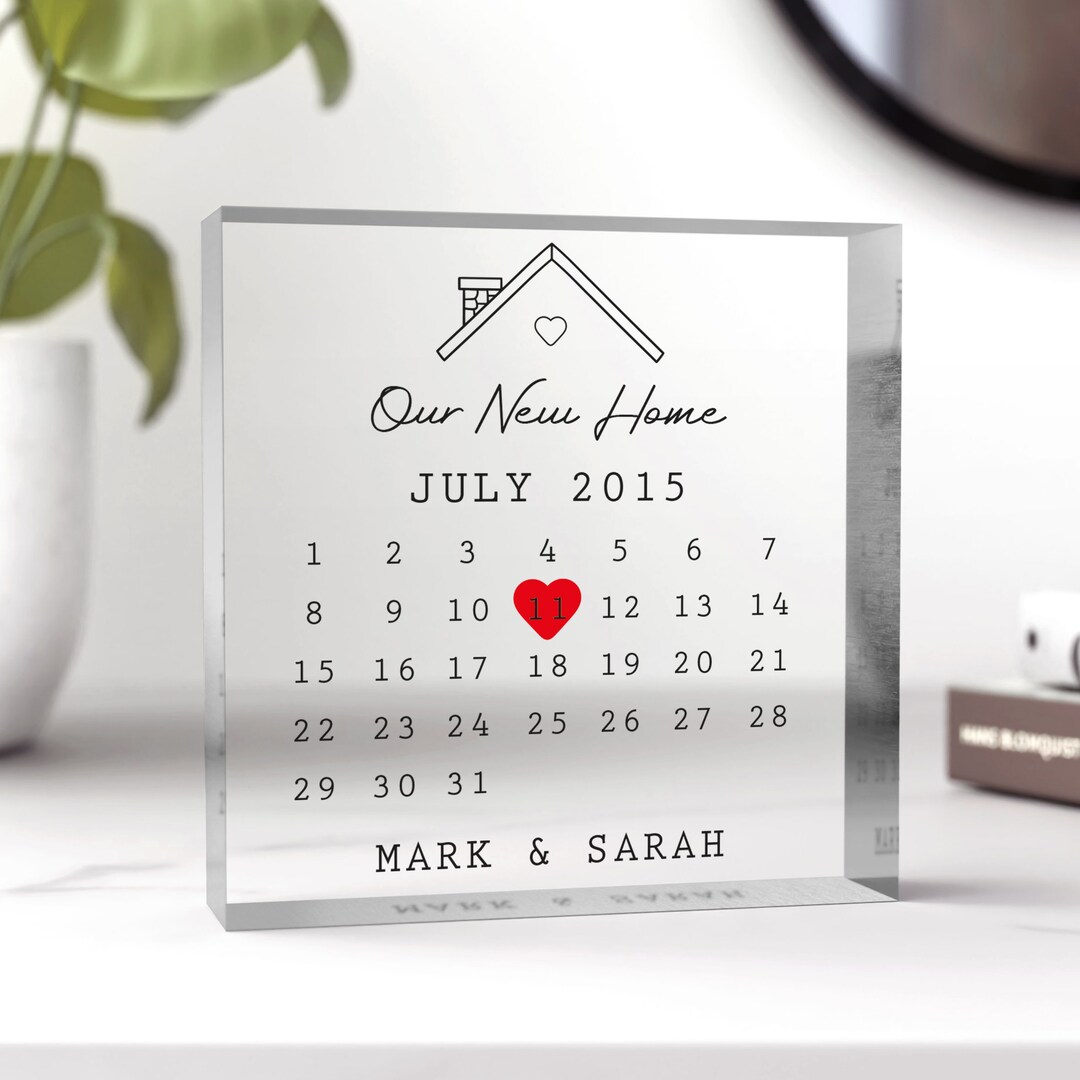 Personalised New Home Ornament Gift, Our New Home, Gift for New ...