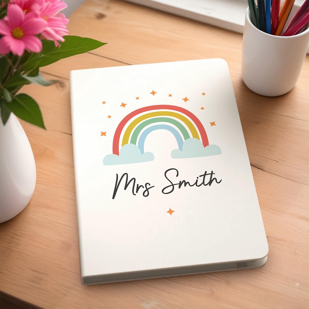 Personalised Teacher Notebook, Personalised Teacher Gifts, Thank You ...