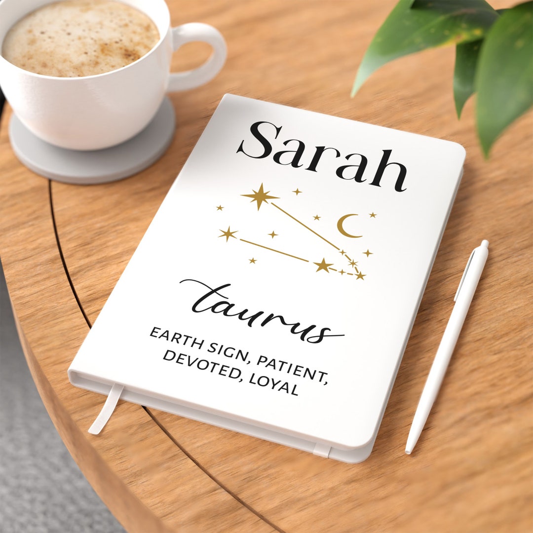 Taurus Notebook - Taurus Gift - Taurus Birthday - Gift for Taurus ...
