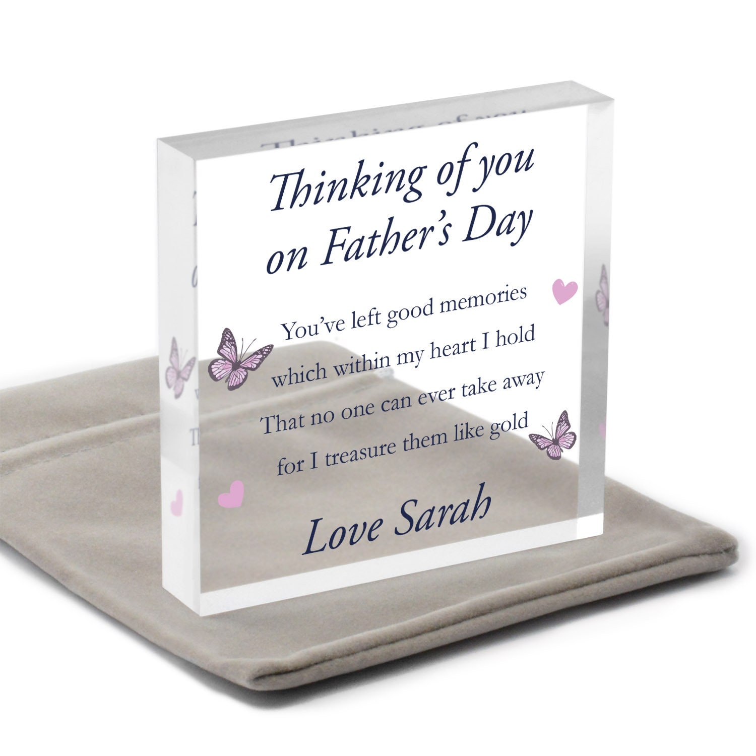 Thinking of You on Fathers Day Dad Memorial Personalised Dad - Etsy