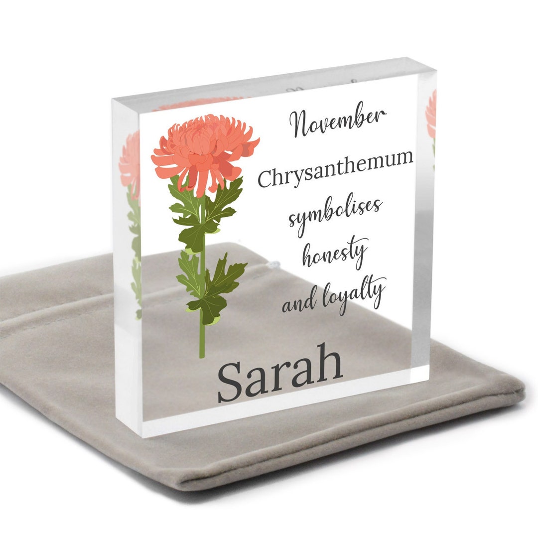 November Birthday Gifts, November Birth Flower, Chrysanthemum Birth ...