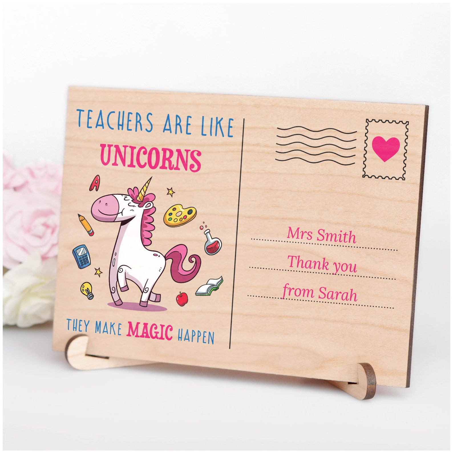 Teacher Unicorn Gifts Personalised Teacher Teaching - Etsy